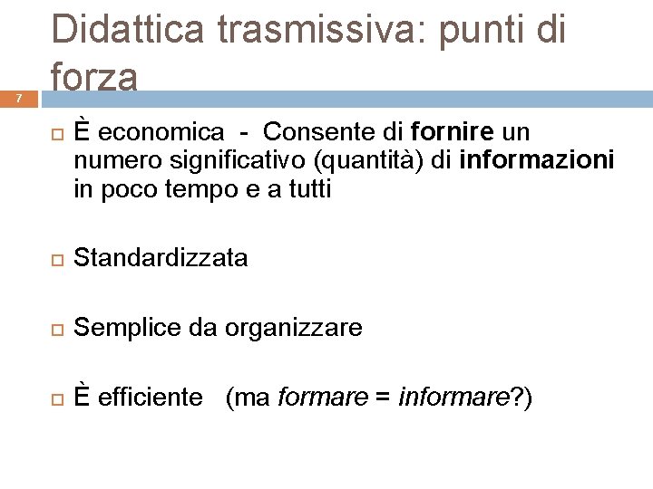 1 LA DIDATTICA LABORATORIALE PER UNA SCUOLA INCLUSIVA