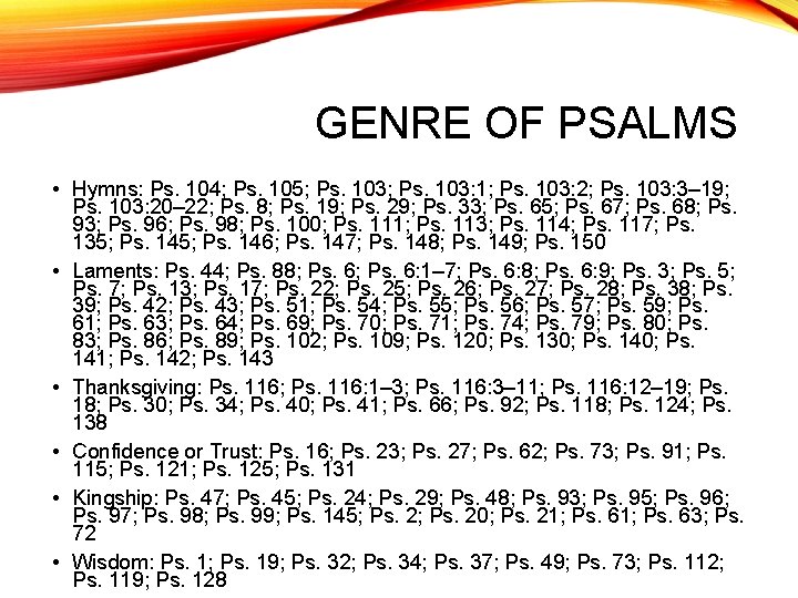 INTRODUCTION TO BIBLICAL INTERPRETATION LECTURE 16 Maritime Christian