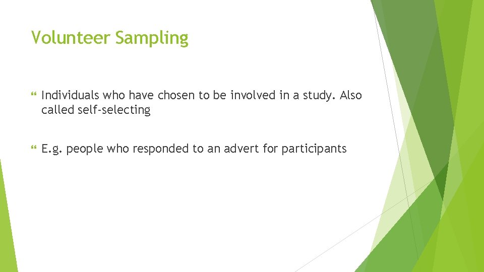 Research Methods Sampling Techniques Being a Psychologist The