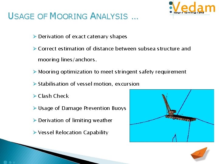 SAFE OFFSHORE VESSEL POSITIONING PRACTICE MOORING ANALYSIS ORCAFLEX