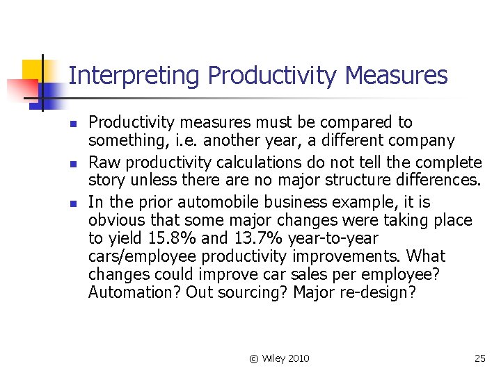 Chapter 2 Operations Strategy and Competitiveness Operations Management