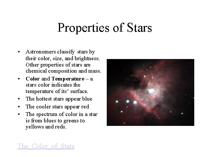 Stars Distances To The Stars Stars are separated