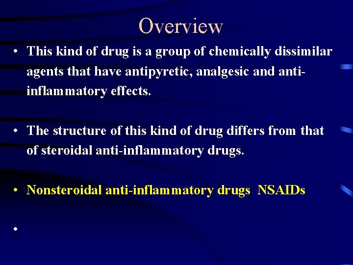 Antipyretic analgesic and antiinflammatory drugs Liming Zhou Department