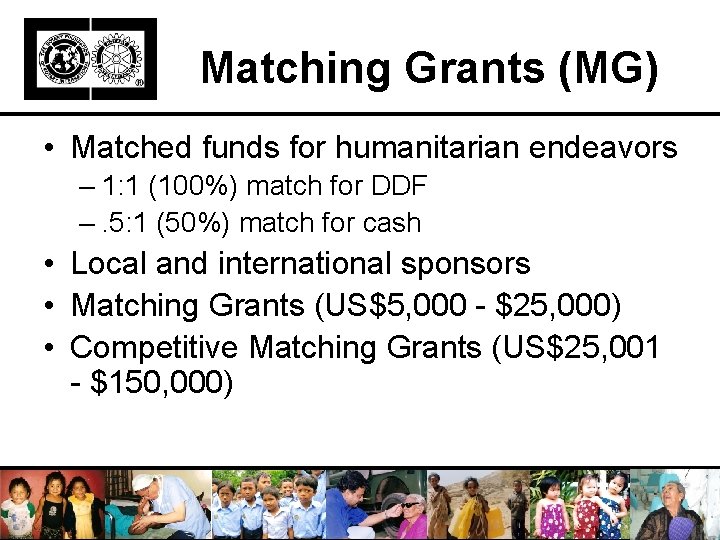 Humanitarian Grants Program of The Rotary Foundation Learning
