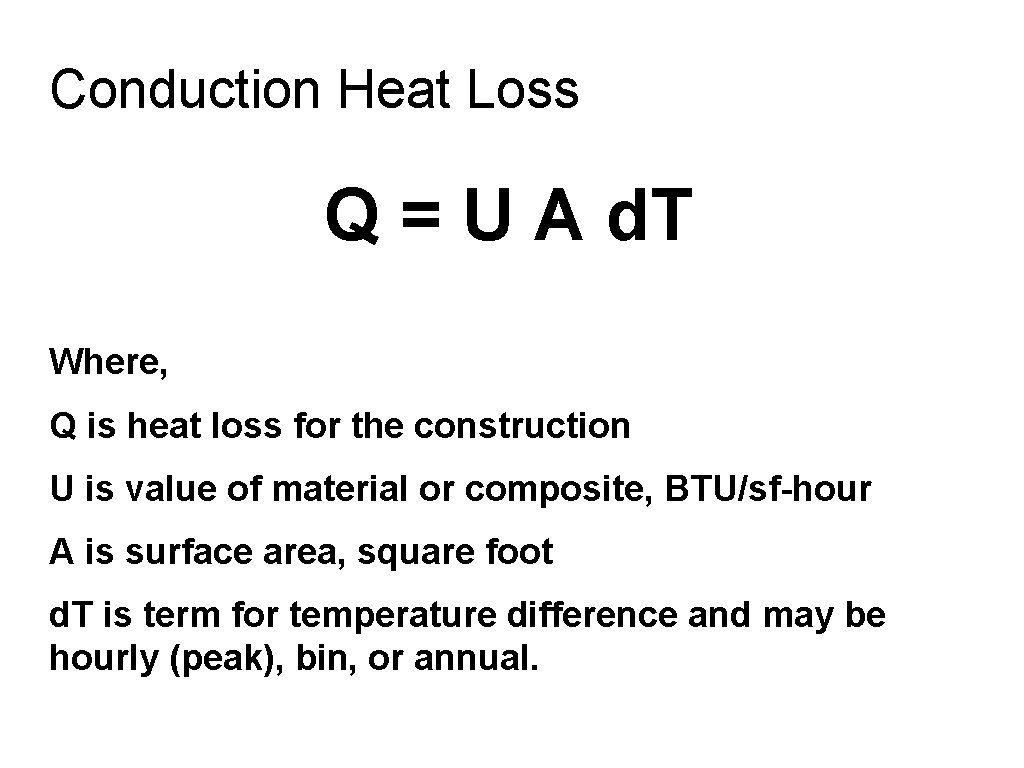 BEM class 4 Building Thermo 1 Envelope Heat
