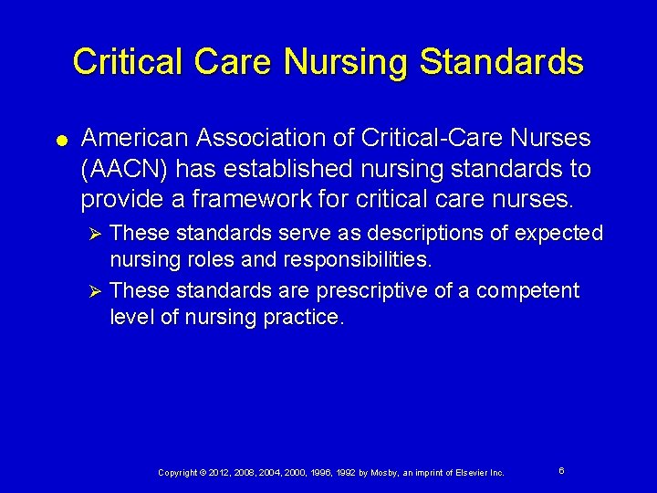 Chapter 1 Caring for the Critically Ill Patient