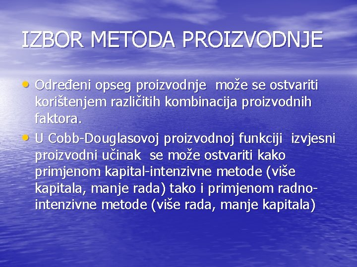 ANALIZA TROKOVA Dr Svetislav Polovina DEFINICIJA TROKA Pod