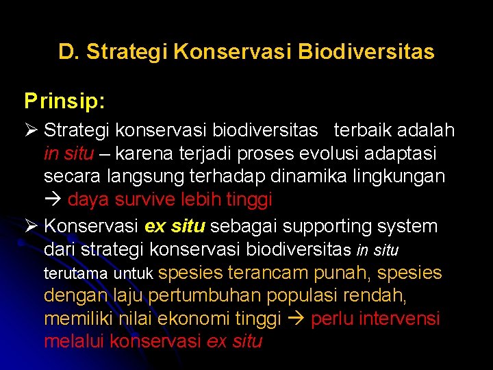 Tinjauan Umum Konservasi Eksitu Satwaliar KSH 213 22