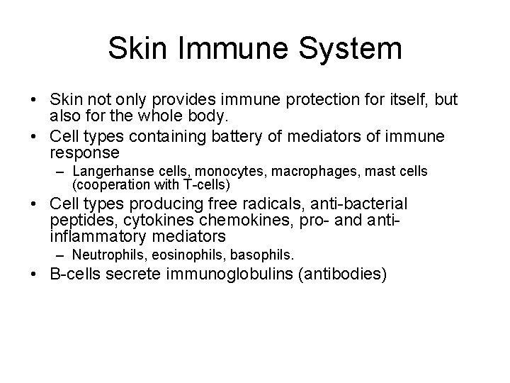 Biochemistry of skin Jana Novotn Department of Med