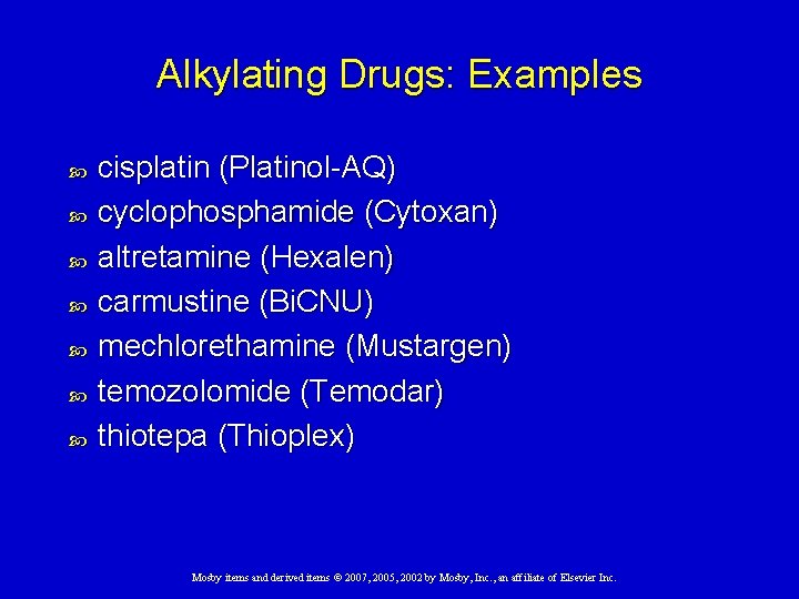 Pharmacology in Nursing Antineoplastic Drugs Part 2 Cell