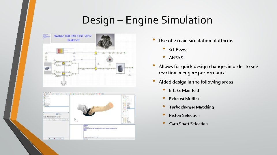 SAE Clean Snowmobile Challenge Design Presentation 2017 SAE