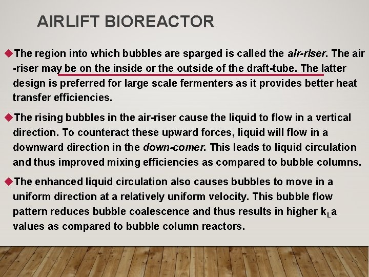 BIOREACTORS CONTENTS 1 Introduction 2 O 2 uptake