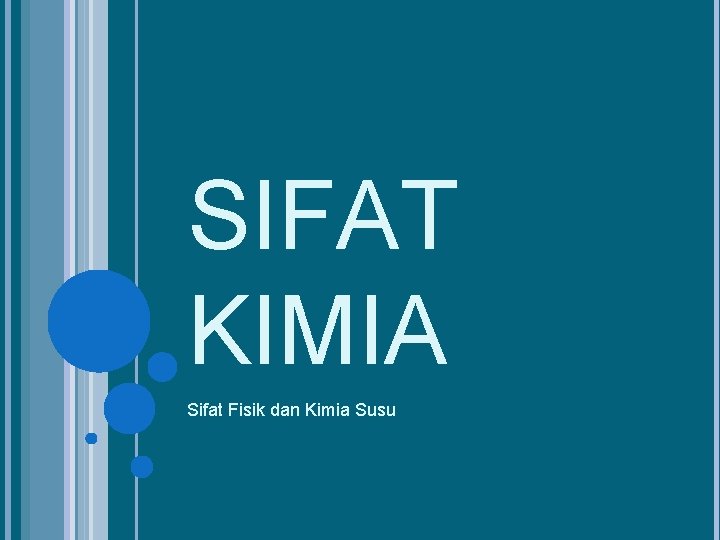 SIFAT FISIK DAN KIMIA SUSU IPTEK Pengolahan Susu