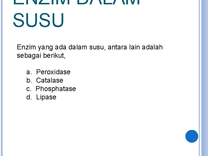 SIFAT FISIK DAN KIMIA SUSU IPTEK Pengolahan Susu
