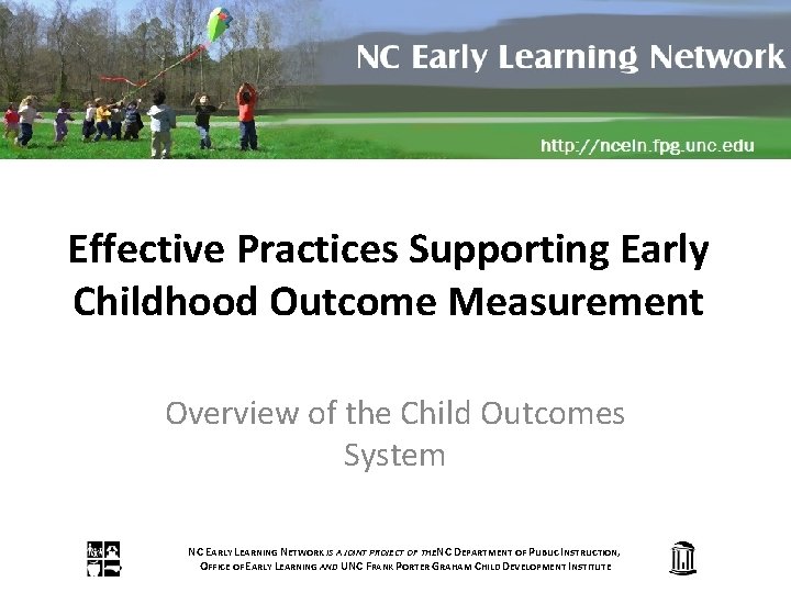 Effective Practices Supporting Early Childhood Outcome Measurement Overview
