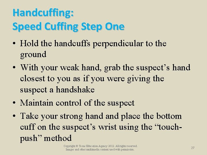 Prisoner Transport Law Enforcement II Copyright and Terms