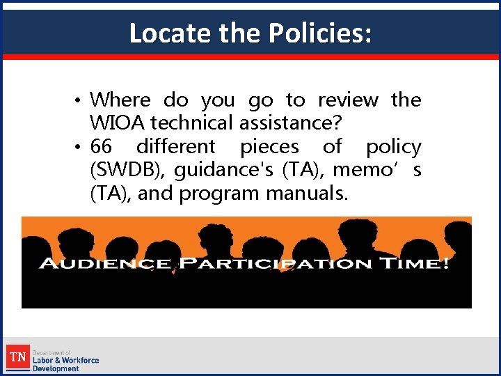 WIOA Monitoring Compliance and Policy Mid Program Year
