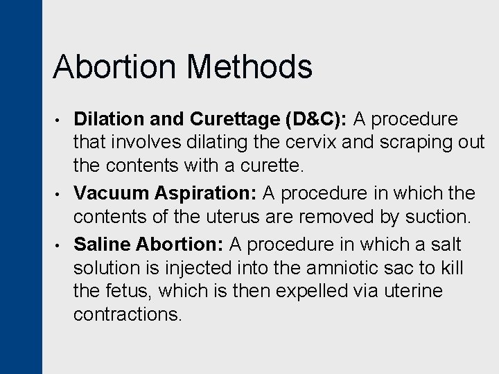 Chapter 9 Family Planning Pregnancy and Birth Chapter