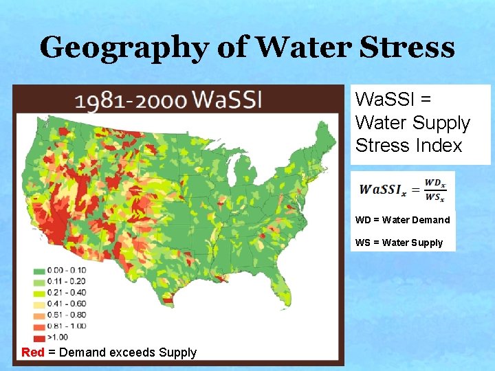 What is the Prognosis for Our Water Future