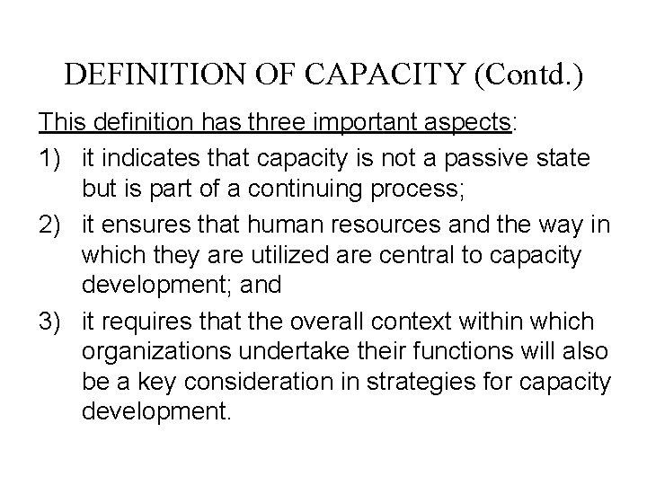 CAPACITY BUILDING IN GOVERNMENT PROCUREMENT THE EXPERIENCE OF
