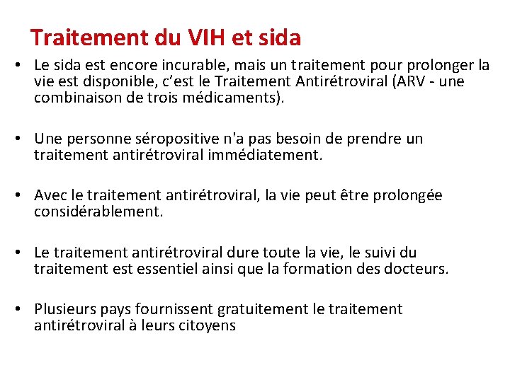 Informations de base sur le VIH et Sida