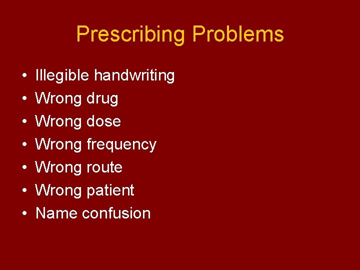 Pitfalls in Prescribing for older people Christopher Patterson