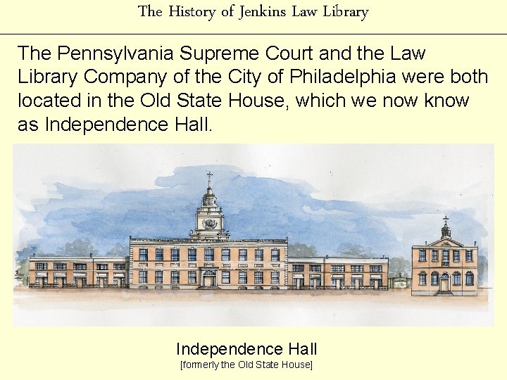 The History of Jenkins Law Library The Law