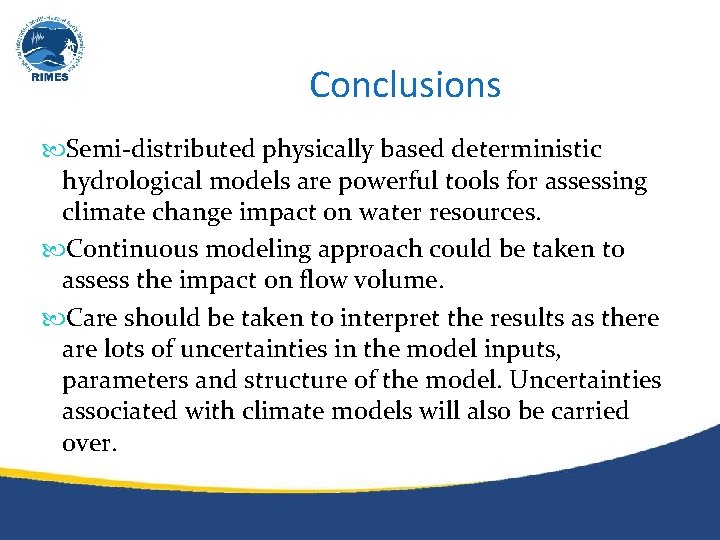 Hydrological Modeling for Upper Chao Phraya Basin Using