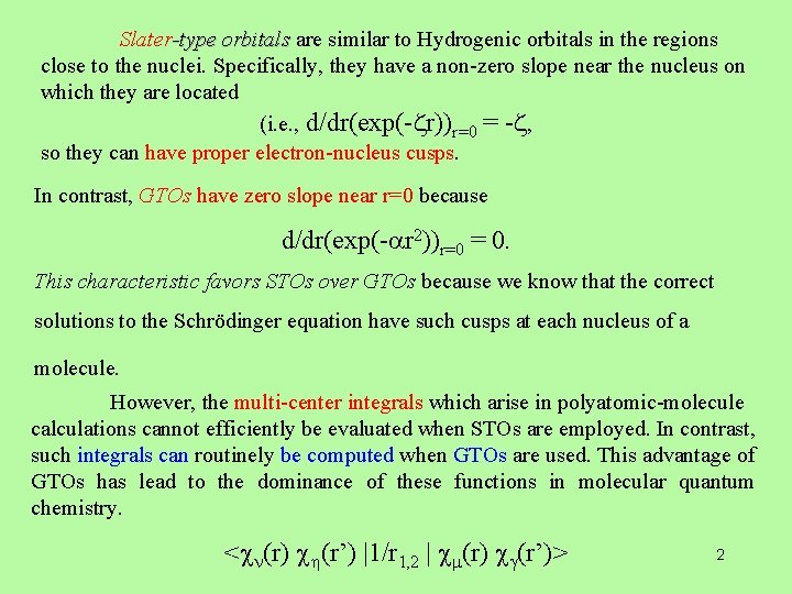 Electronic Structure Theory TSTC Session 6 1 BornOppenheimer