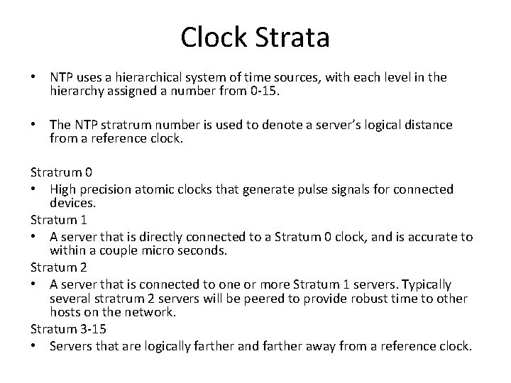 Network Time Protocol Presentation by Wyatt Zacharias Except