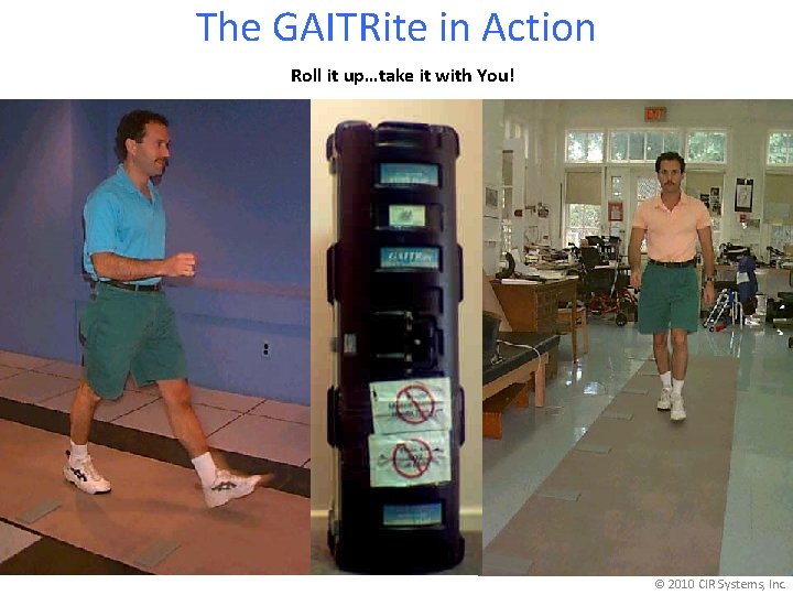 The GAITRite Portable Walkway System Footprints You See