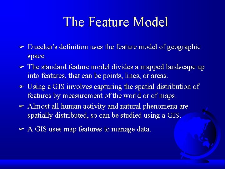 What is a GIS F 1 2 Getting