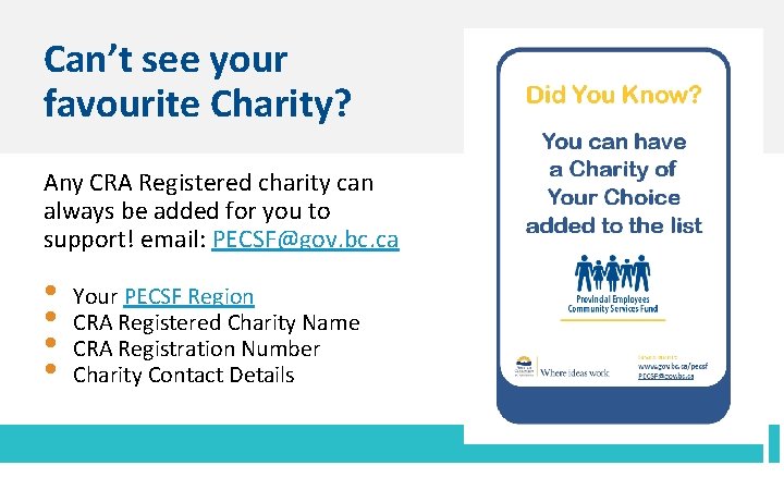 PECSF CAMPAIGN 2020 Virtual Campaign In a Box