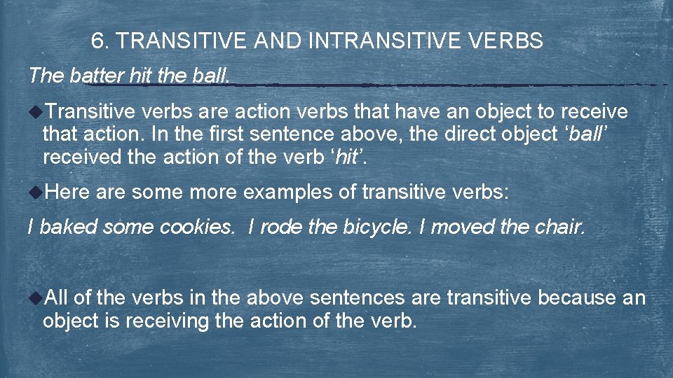 Verbs SUTHERLAND HIGH Verbs u A verb is