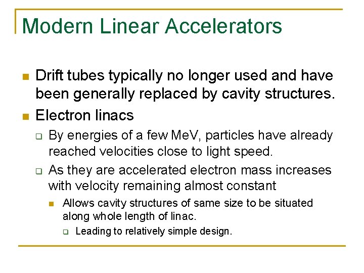 Lecture 17 Radiofrequency Cavities I Professor Emmanuel Tsesmelis