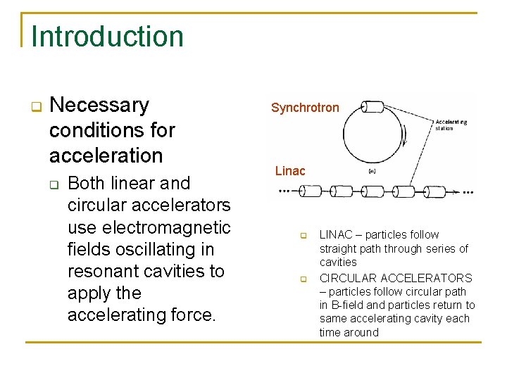 Lecture 17 Radiofrequency Cavities I Professor Emmanuel Tsesmelis