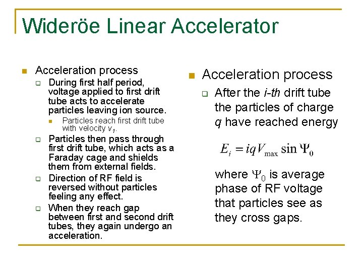 Lecture 17 Radiofrequency Cavities I Professor Emmanuel Tsesmelis