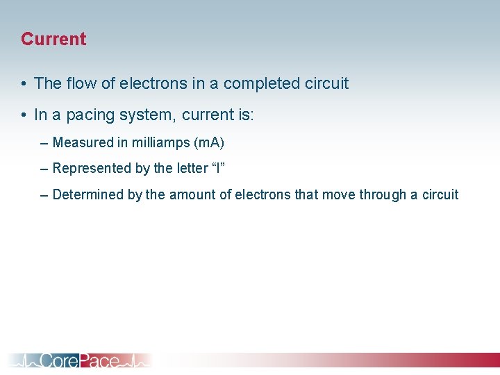 Basic ConceptsElectricity and Pacemakers Module 3 1 Objectives