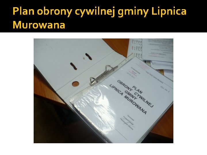 Stanowisko ds obronnych obrony cywilnej i zarzdzania kryzysowego