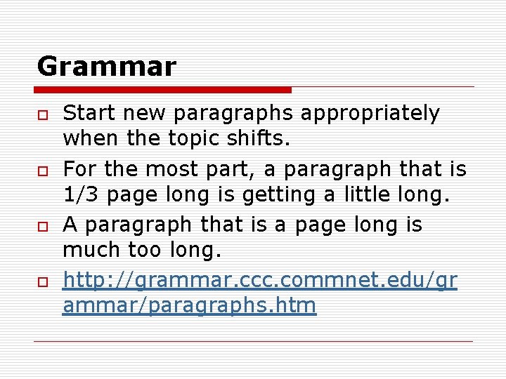 Common errors in writing technical English papers Bob