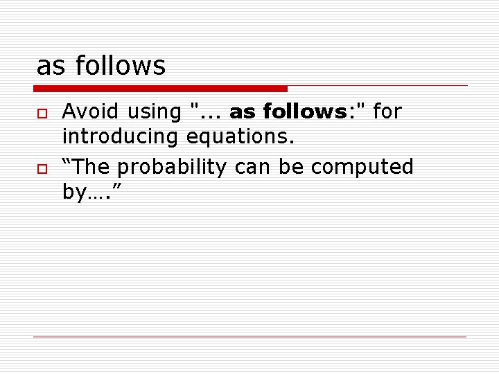 Common errors in writing technical English papers Bob