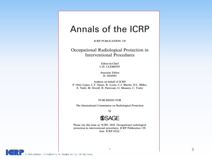 Occupational Radiological Protection in Interventional Procedures ICRP ...