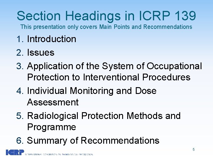 Occupational Radiological Protection in Interventional Procedures ICRP ...