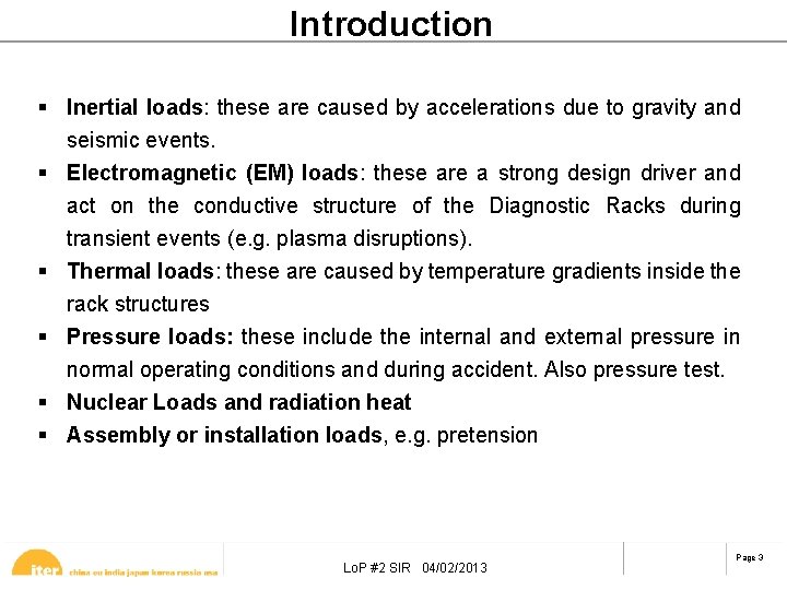Load Specifications for Diagnostic Racks in Lower Port