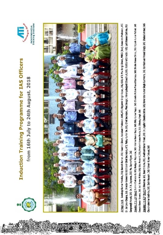 INDUCTION TRAINING FOR IAS OFFICERS 16 th July