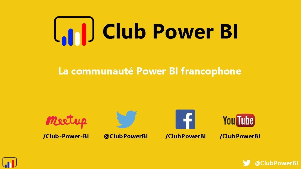 Club Power BI La communaut Power BI francophone