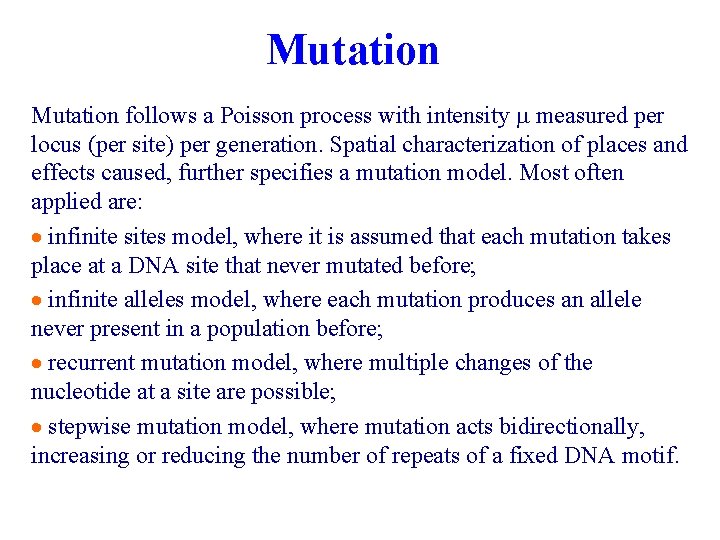 Sampling distributions of alleles under models of neutral