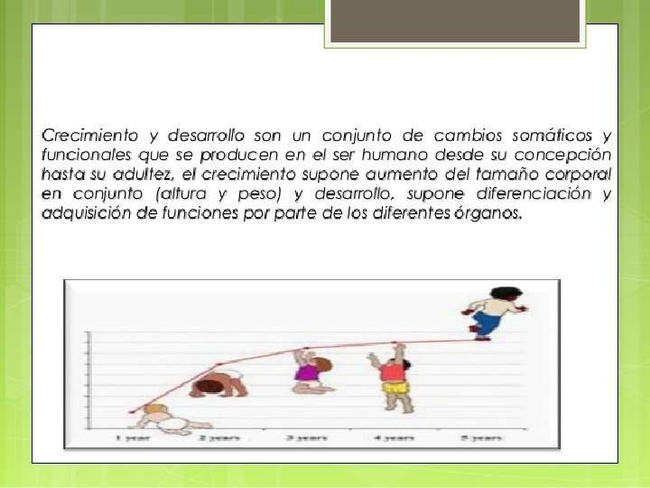 Clasificacin de edades peditricas Dra Sandra Rodrguez Crecimiento