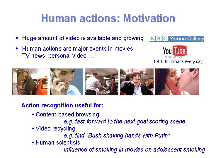 Learning realistic human actions from movies Ivan Laptev