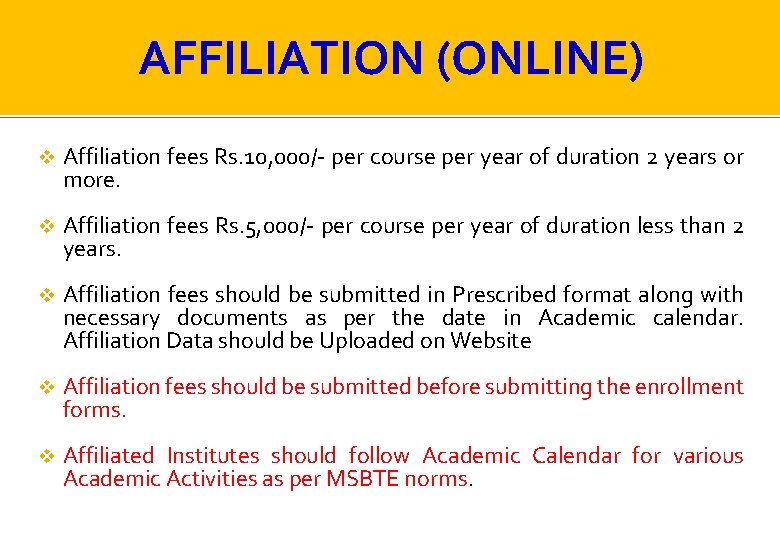 PRESENTATION ON MSBTE DOCUMENTATION PROCEDURES By Prof D